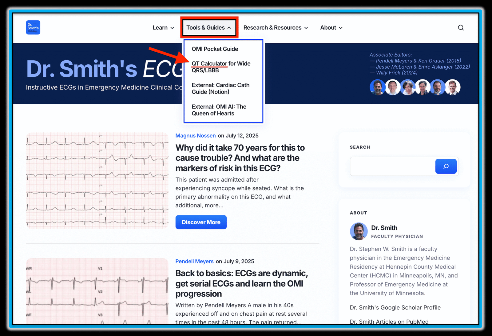 Online QTc Calculator for normal and wide QRS (LBBB, RBBB, etc.) - Dr ...