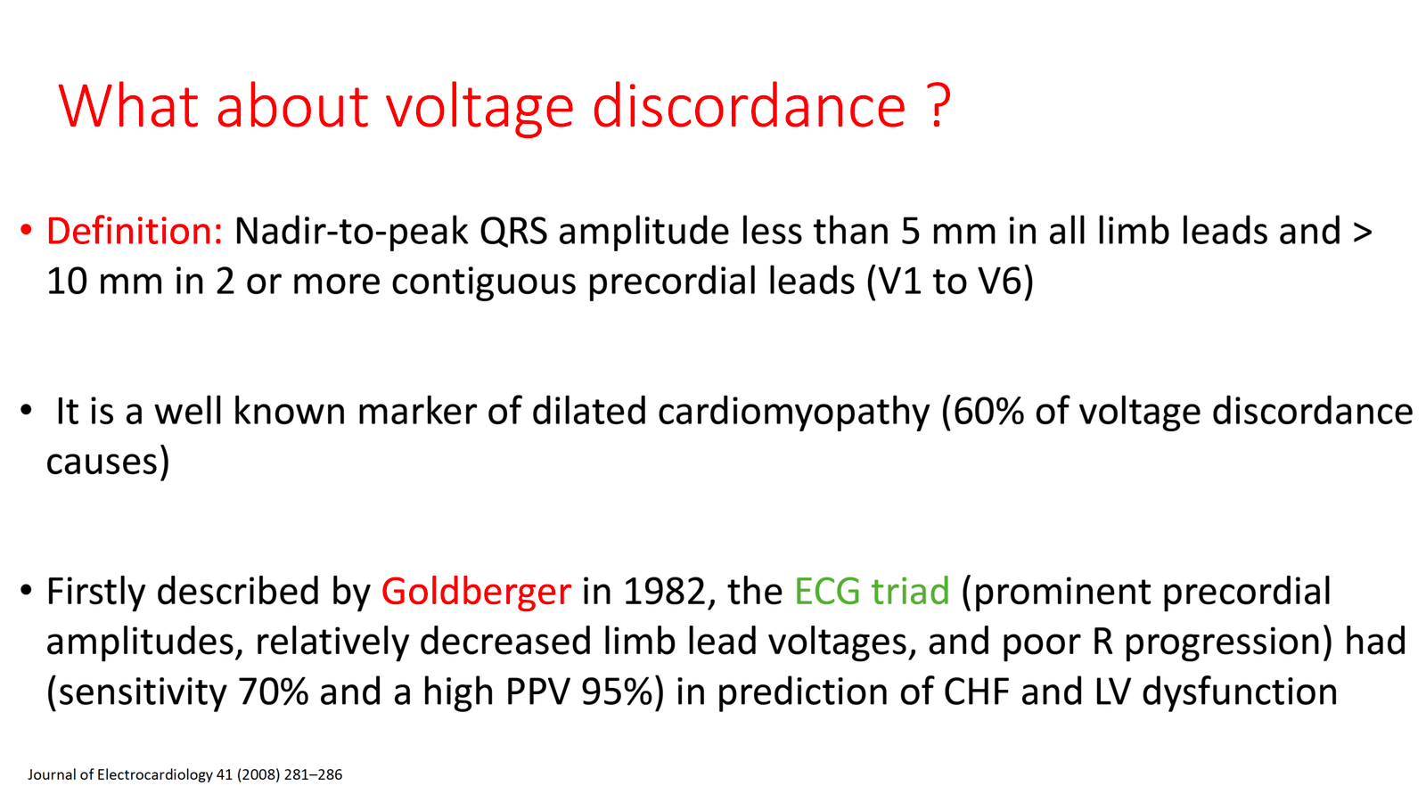 What is Voltage Discordance? - Dr. Smith’s ECG Blog