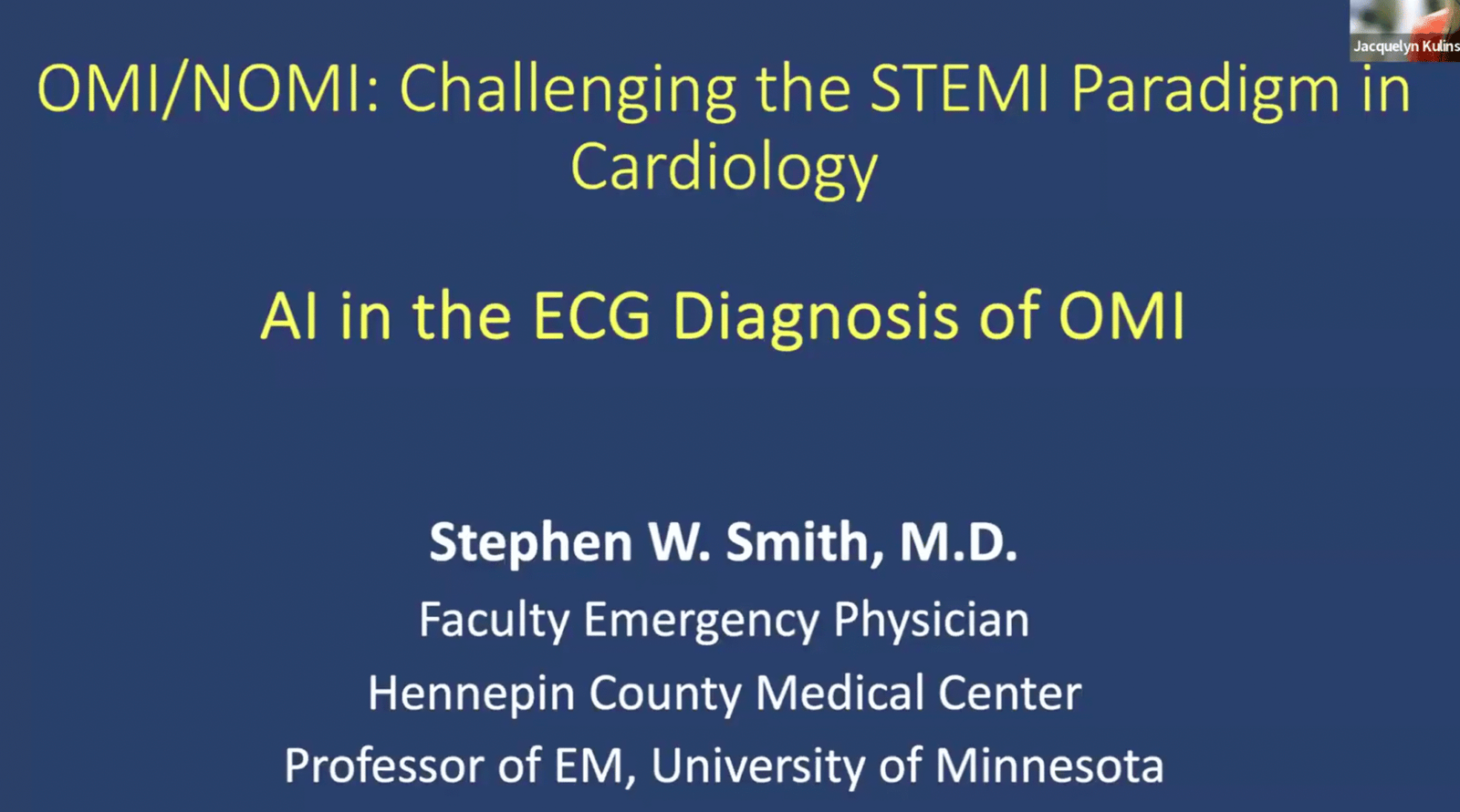 New Lecture. October 23, 2025. Replace STEMI/NSTEMI with OMI/NOMI, and ...