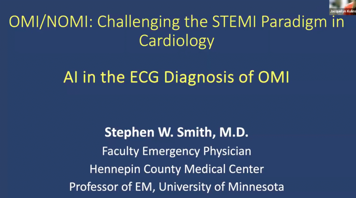 New Lecture. October 23, 2025. Replace STEMI/NSTEMI with OMI/NOMI, and AI in the Diagnosis of ...